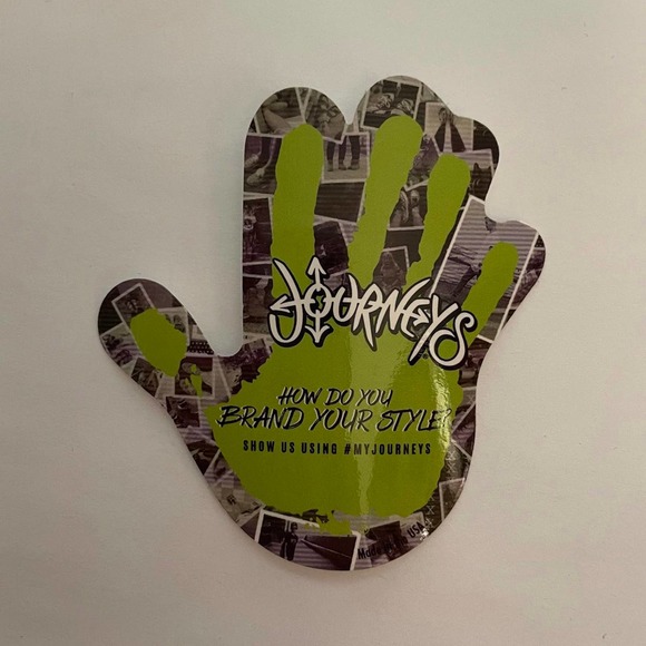 journeys | Office | Journeys Style Hand Sticker | Poshmark